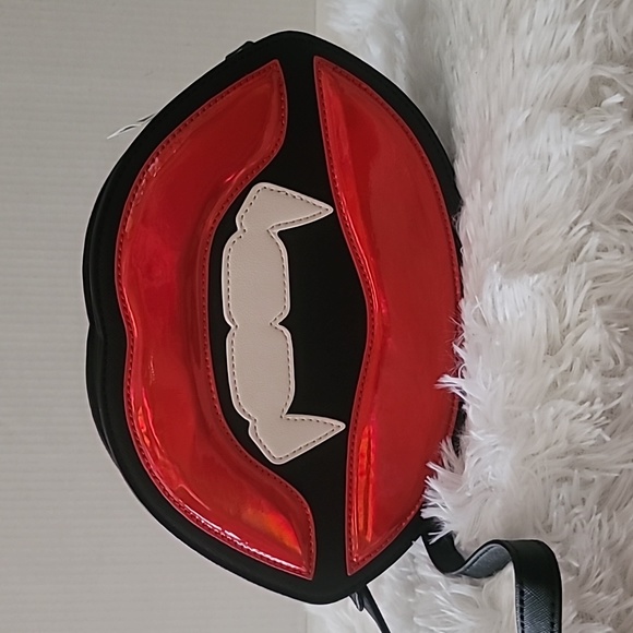MAD Engine | Bags | Mad Engine Vampire Lips Crossbody Purse | Poshmark